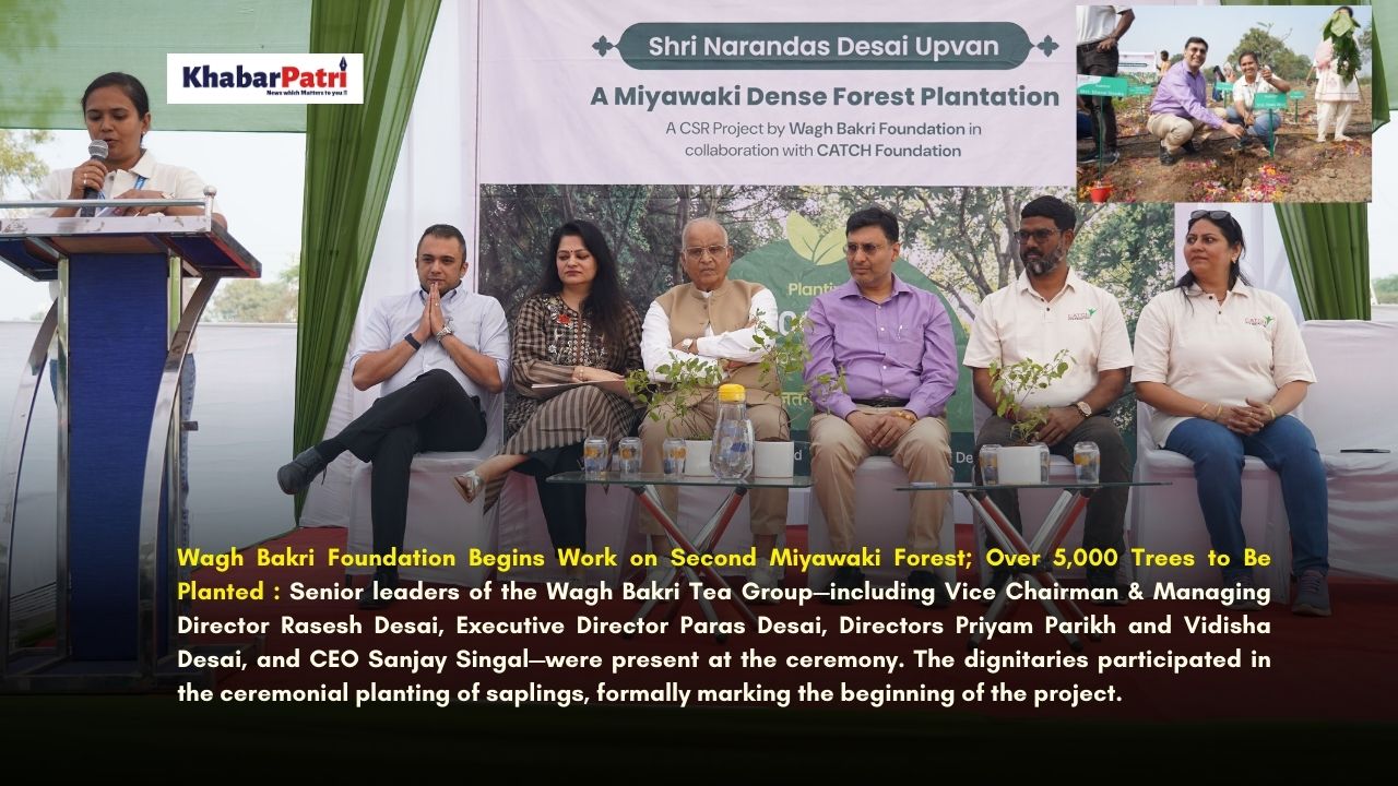 Wagh Bakri Foundation Begins Work on Second Miyawaki Forest; Over 5,000 ...